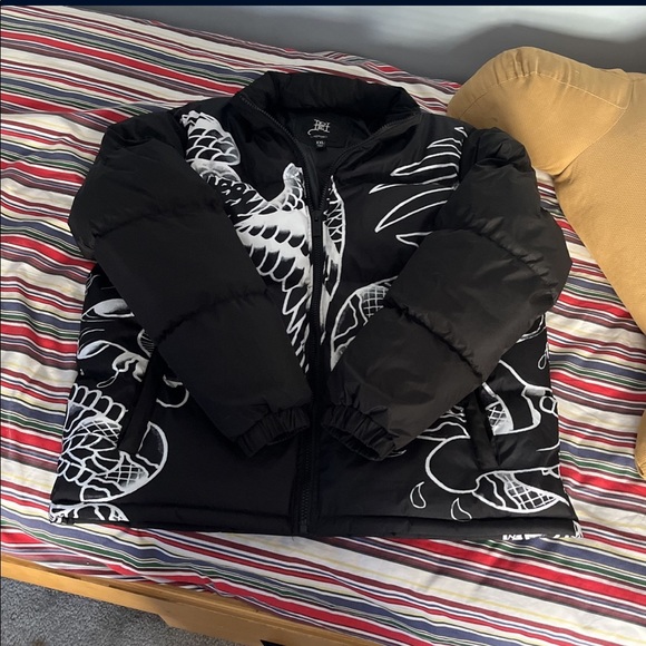 Ed Hardy | Jackets & Coats | Ed Hardy Puffer Jacket | Poshmark